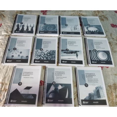 Coleção Completa Fundamentos da Matemática Elementar 11 Volumes