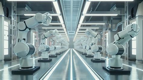 Premium Photo Working With Automation Robot Arms Machine In Intelligent Factory Industrial On