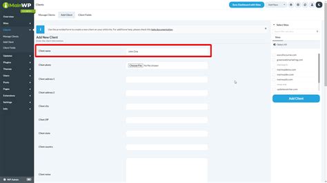 Introducing Mainwp 43 Full Client Management And Improved Uiux