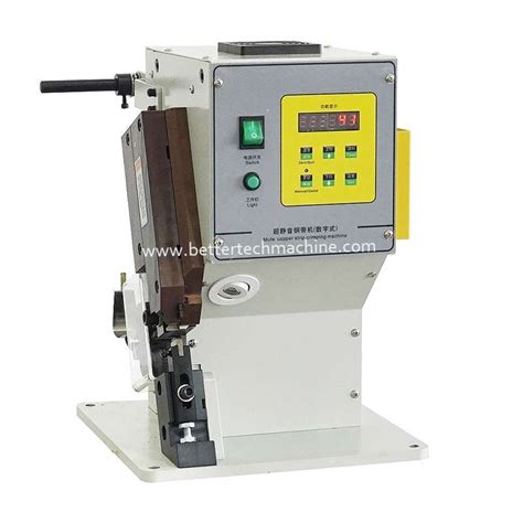 Wire Joint Crimping Machine Copper Strip Width 1~6mm Jwd Td3