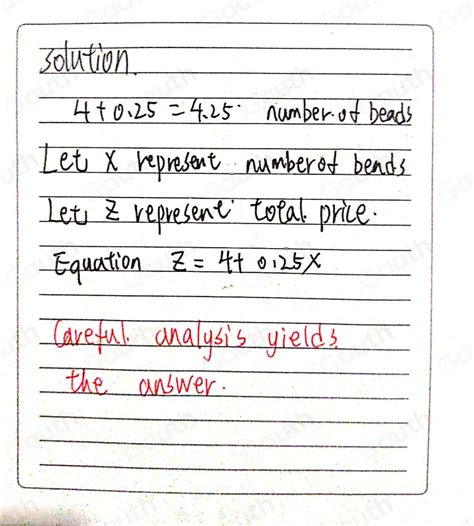 Solved 5 Marks For Each Of The Given Scenarios Determine An Equation