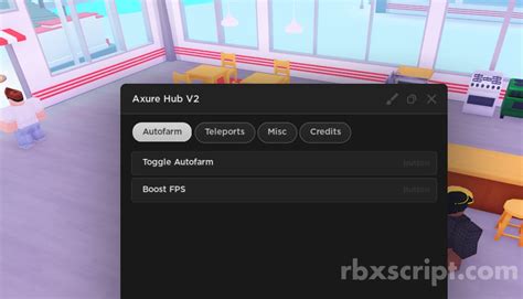 My Restaurant Auto Farm Teleport Scripts RbxScript