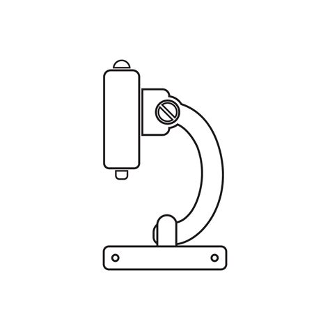 Microscope Icon Vector 24397819 Vector Art At Vecteezy