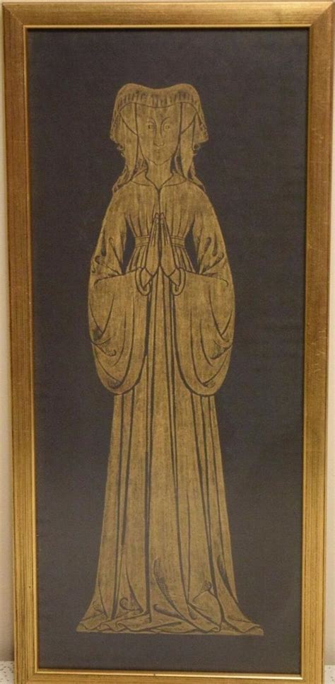 British English Brass Rubbings Henry Paris Margaret Paris Elizabeth