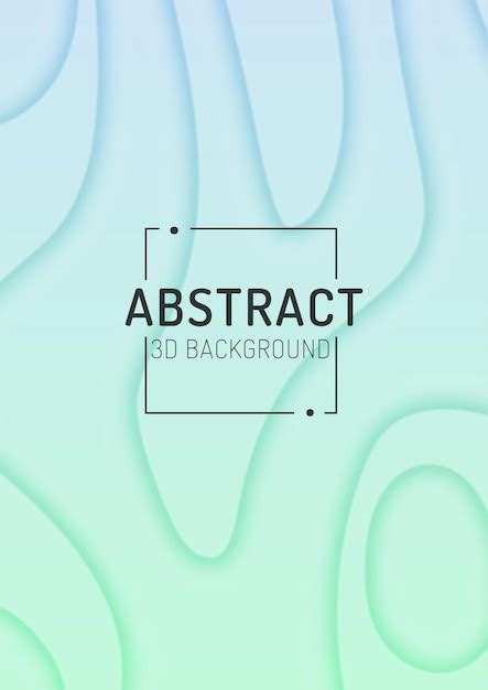 Premium Vector Abstract Light Gradient Background With 3d Lines