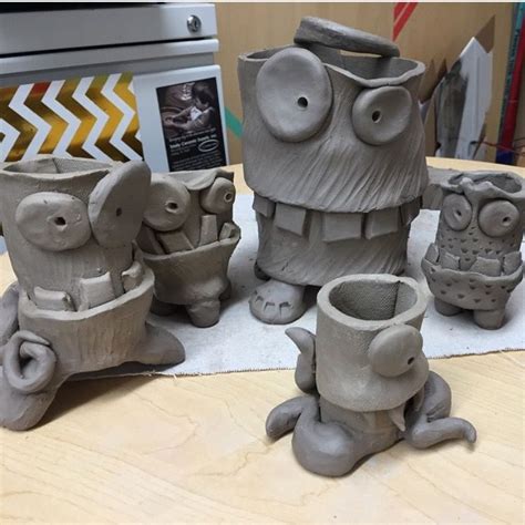 Resource Clay Monster Planters Clay Art Projects Ceramics Projects
