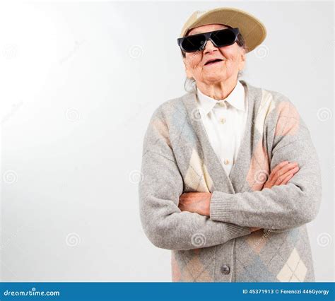 Cool Grandma Stock Image Image Of Grandmother Retirement 45371913