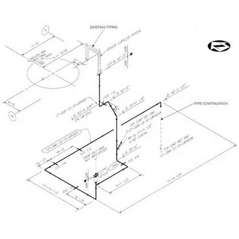 Piping Isometric Drawing Service In Dombivli ID
