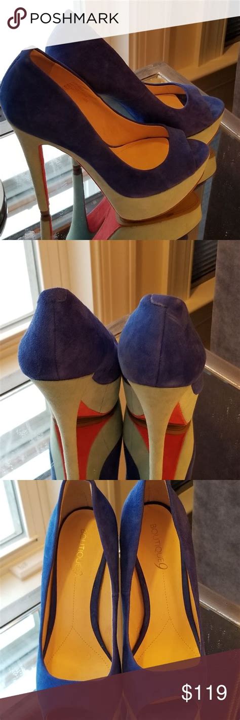 Multicolored Stiletto Pumps Boutique 9 Heels