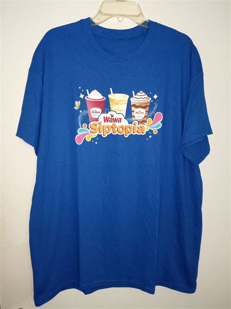 😃wawa Employee Issue Siptopia Drink Mens T Shirt Xl Gem