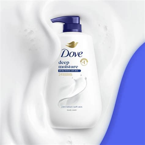 2pk Dove Deep Moisture Liquid Body Wash W Pump Nourishing For Dry Skin