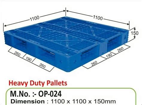 Heavy Duty Hdpe Pallet 1100x1100x150 At ₹ 1966 In Morbi Id