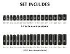 Raytal 1 2 Inch 70 Pieces Impact Socket Master Set SAE And Metric