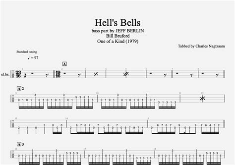 Hells Bells Cn Version Tab Only Charles Nagtzaam