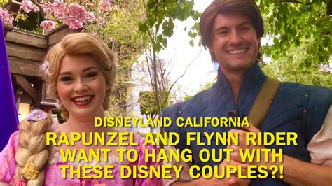 New Rapunzel And Flynn Rider Want To Hang Out With These Disney Couples Disneyland 2023