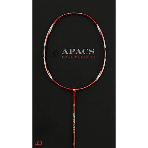 Apacs Edge Saber 10 Maroon Max 38lbs Badminton Racket Shopee Philippines