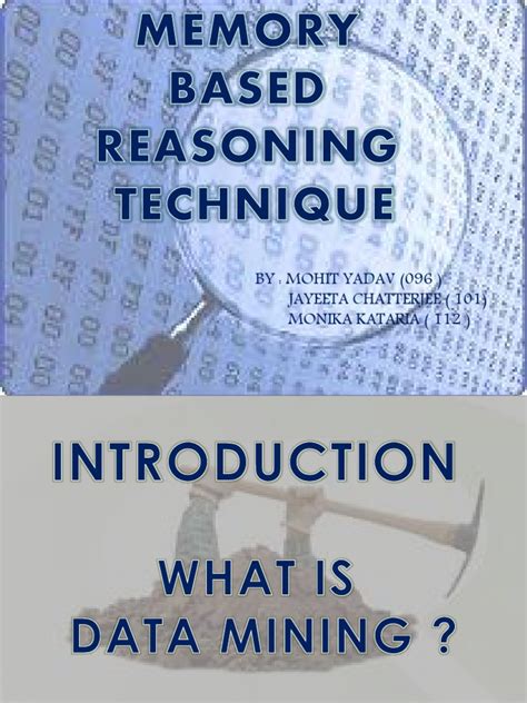 Memory Based Reasoning Bia Pdf Data Mining Areas Of Computer
