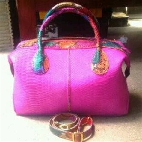 Jual Tas Kulit Python Natalie Shopee Indonesia