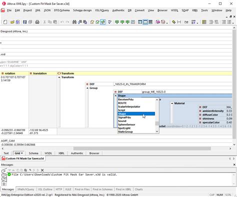Examine Edit And Validate X D Files Altova Blog