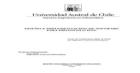 DiseÑo E ImplementaciÓn De Software Para Protocolo … [pdf Document]