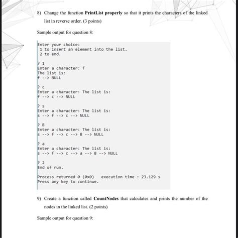 Solved Exercise 2 45 Points Write C Program That Solves