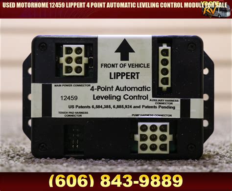 Rv Components Used Motorhome 12459 Lippert 4 Point Automatic Leveling Control Module For Sale