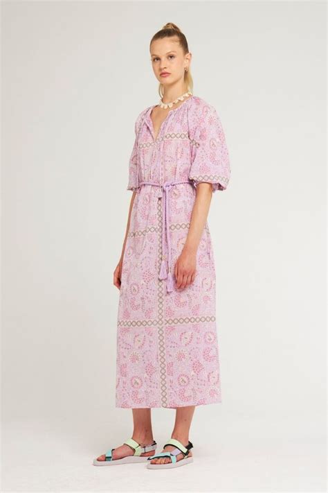 Antik Batik Flavie Maxi Dress Pink Garmentory