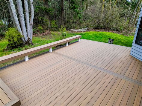 Coconut Husk Timbertech Decking With Bench 3 Brothers Decking