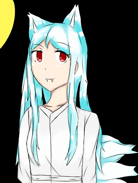 작년 흑역사 구미호 그림 리메이크했어요 일러스트 종이와플