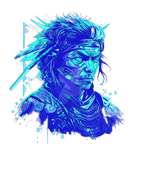 Samurai Warrior Japanese Japan Katana Fierce Manga By Sytacdesign On