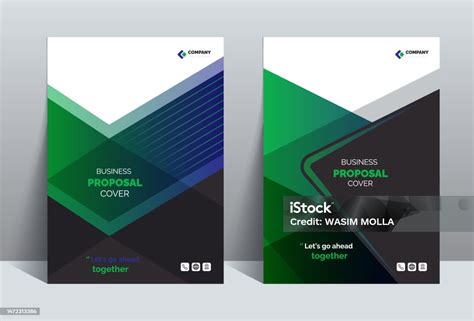 Template Desain Sampul Proposal Bisnis Mahir Dalam Proyek Multiguna