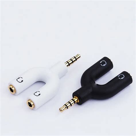 Jack 3 5mm Headphone Splitter 1 Divided Into 2 Couples Sharing Two