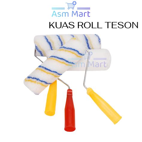Jual Asm Kuas Roll Cat Tembok 9 Inch Teson Shopee Indonesia