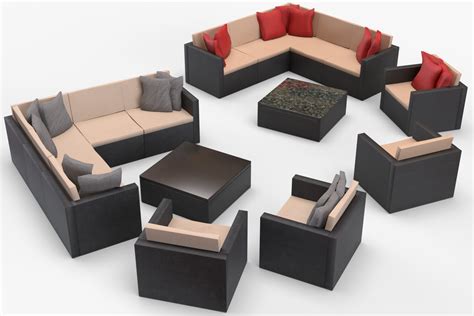 Patio Sofa Set 3d Furniture Unity Asset Store