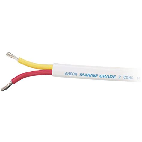 Ancor Marine Grade Tinned Duplex Safety Cable Red And Yellow With White