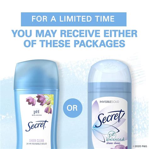 Secret Sheer Clean 26 Oz Antiperspirant Deodorant Pack Of 6 Buy