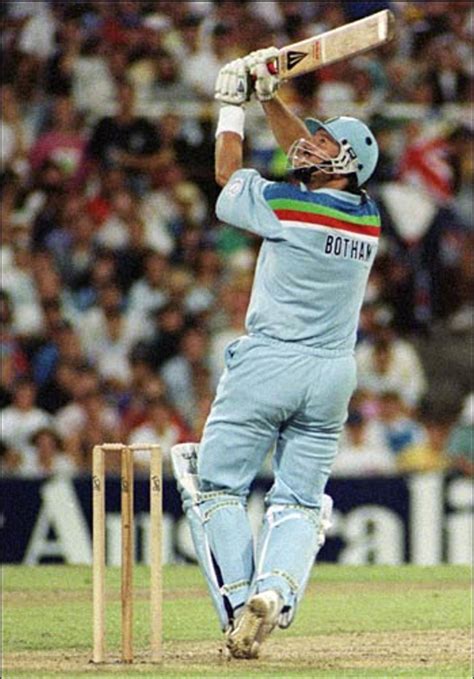 Ian Botham Batting In The World Cup Final
