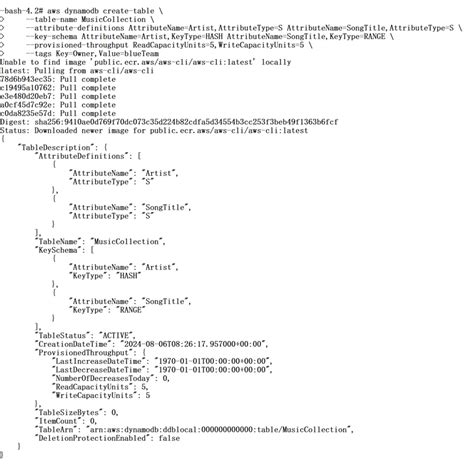 dynamodb local in docker dev community