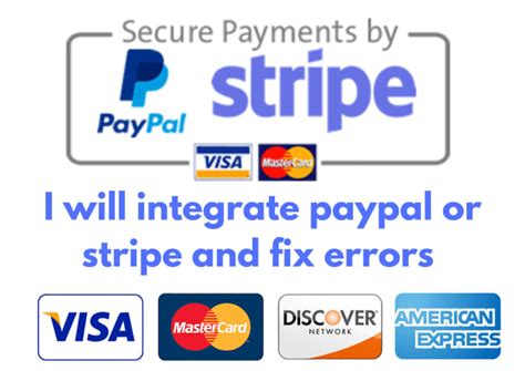 Integrate Paypal Or Stripe In Your Site Within 24 Hours By Webmates