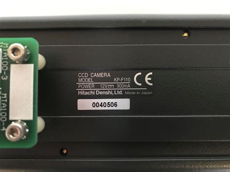 Hitachi Ccd Camera Kp F110 Nsx Inspection Camera Multi 21 Solutions Limited