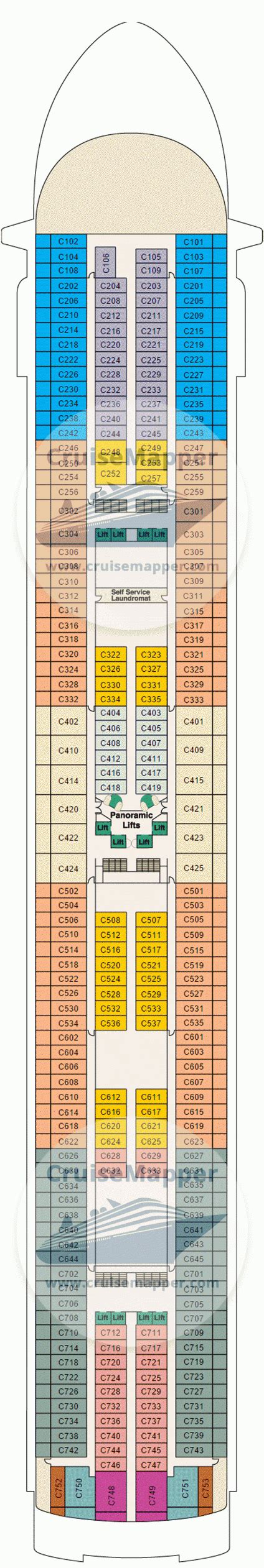Grand Princess Deck Plan F