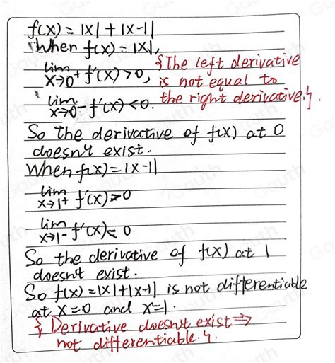 Solved Exercise Set 21 Show That The Function Fxxx 1 Is