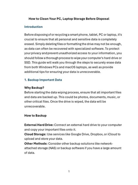 Data Clean Up Instructions Pdf