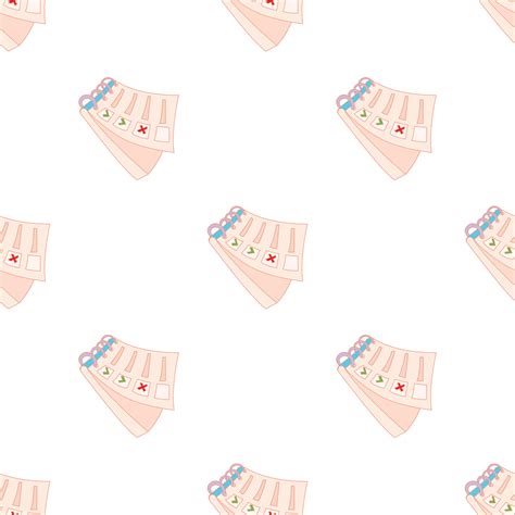 Notepad Pattern Seamless Vector 15107206 Vector Art At Vecteezy