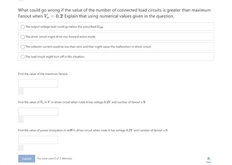 find the value of the maximum fanout find the value