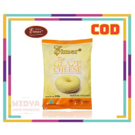 Jual ELMER DIP GLAZE CHEESE GR TOPPING DONAT SELAI ROTI Shopee Indonesia