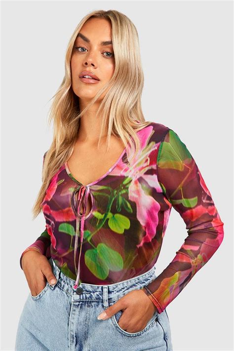 Mesh Bodysuits Sheer And Mesh Bodysuits Boohoo Uk