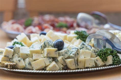 Refreshments On Tables In The Form Of A Banquet Stock Image Image Of Peaches Dining 374136945