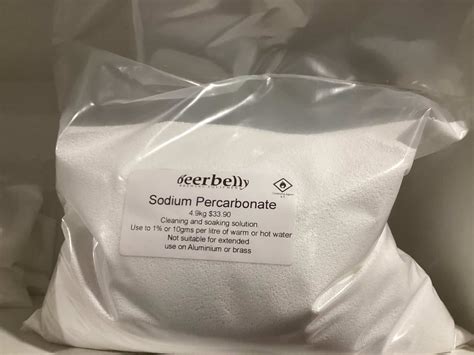 Sodium Percarbonate Powder 49kg Granarium Brewing Supplies