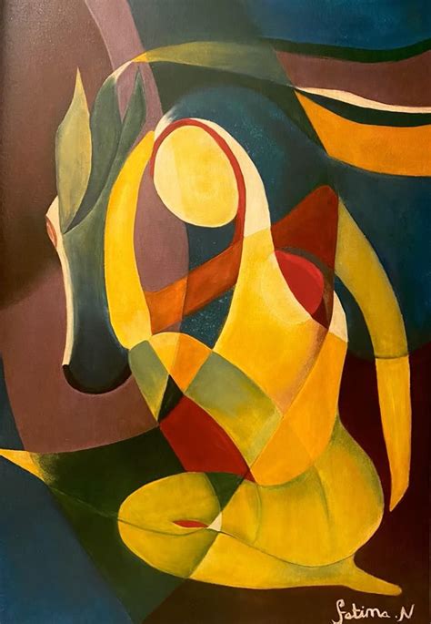 Abstract Human Form Art Abstract Geometric Figure Art